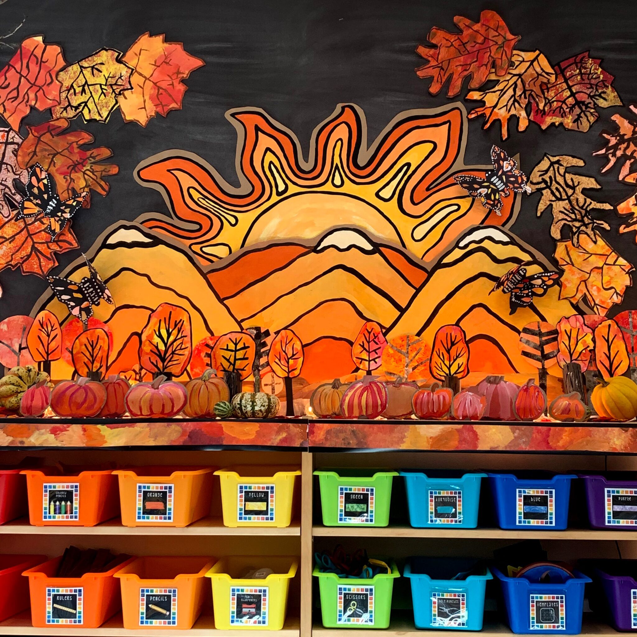 Mixed Media and Expressionist Landscapes – Painted Paper Art